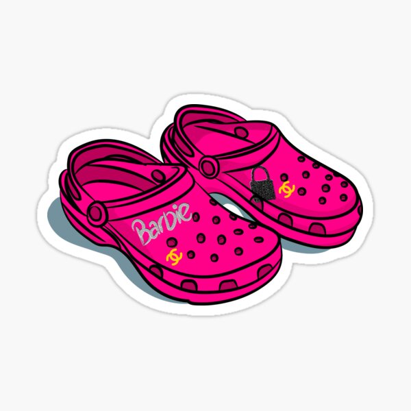 Pegatina «Hot Pink Crocs- Nicki Minaj inspirado» de marycherryy | Redbubble
