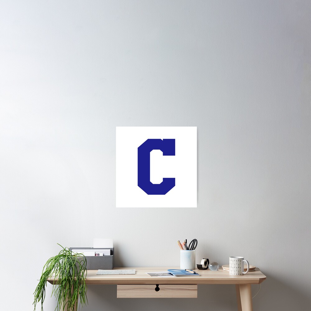 "Alphabet, Blue C, Sports letter C" Poster for Sale by TheCultStuff ...