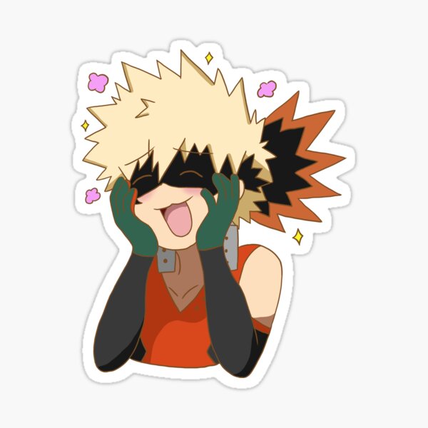 "Katsuki Bakugo 2" Sticker by roniidraws | Redbubble
