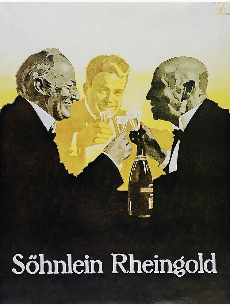 "Söhnlein Rheingold Commercial Poster" Poster for Sale by redoARTstore ...