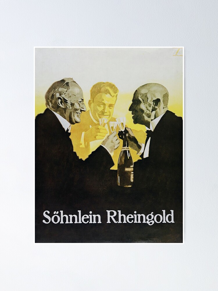 "Söhnlein Rheingold Commercial Poster" Poster for Sale by redoARTstore ...