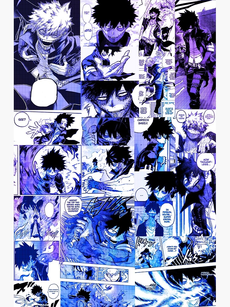 "DABI MANGA PANEL COLLAGE" Art Print by xX-ROSEY-Xx | Redbubble