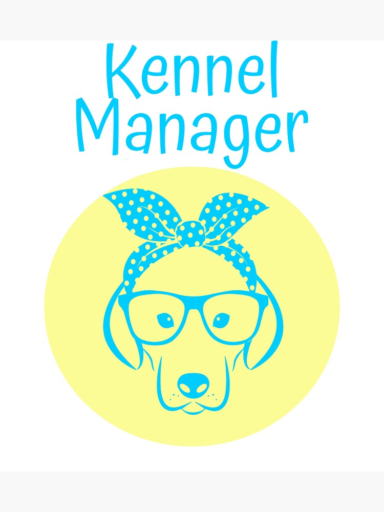 "Kennel Manager Dog" Sticker by MiloHarris | Redbubble