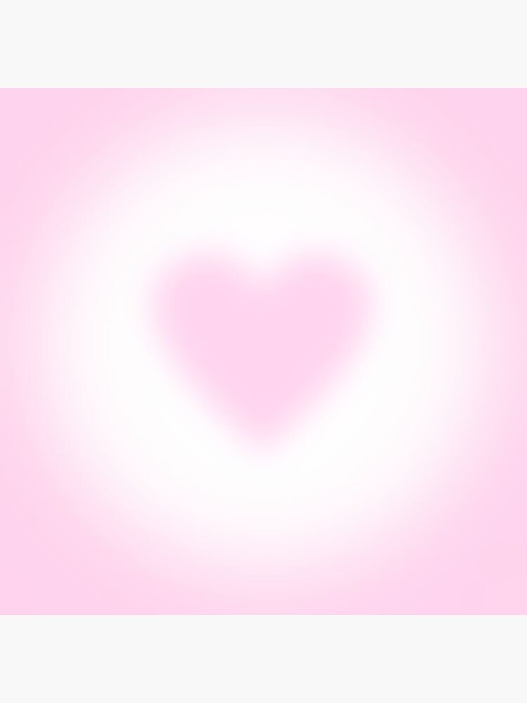 "pink heart aura gradient " Sticker for Sale by natashatrinidad | Redbubble