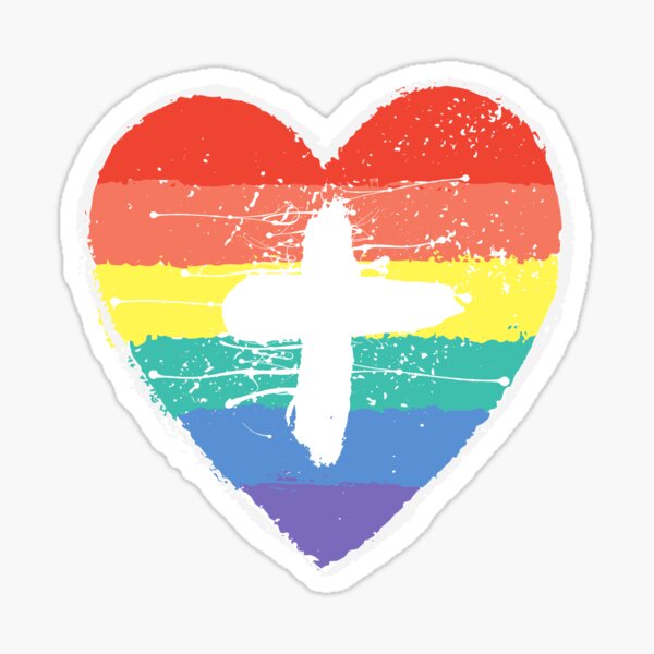 "Christian Gay Pride" Sticker for Sale by Beluved | Redbubble