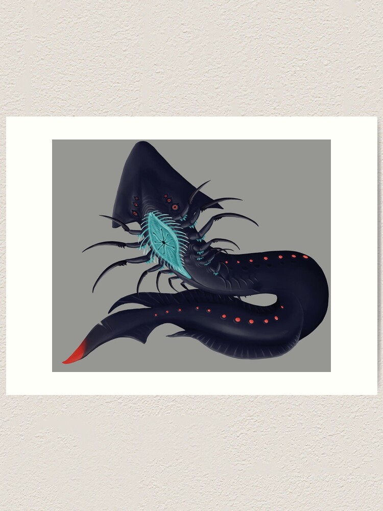 "Subnautica Shadow Leviathan Fanart" Art Print by CornucopiaArtz ...