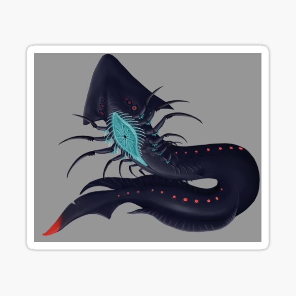 "Subnautica Shadow Leviathan Fanart" Sticker for Sale by CornucopiaArtz ...