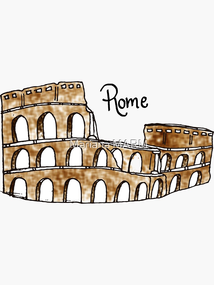 "Rome" Sticker for Sale by Mariana MARM | Redbubble