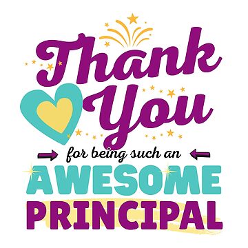 "Awesome Principal, Thank You Principal, Principal Appreciation ...