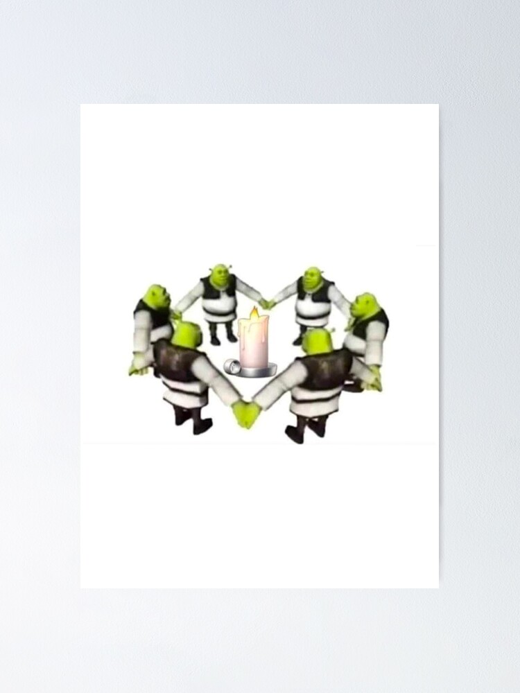 "shrek cult" Poster by Pakuku | Redbubble