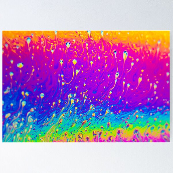 "Soap Film Abstract Macro Image" Poster for Sale by srgreen | Redbubble