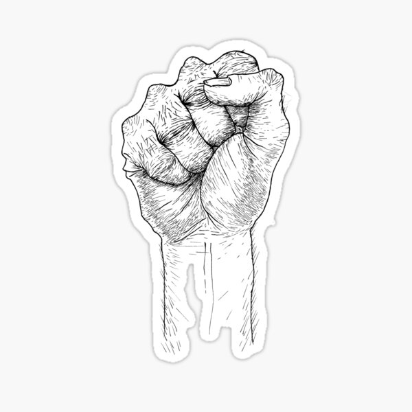 "Fist" Sticker for Sale by Khy82 | Redbubble