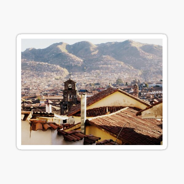 "Cusco Skyline" Sticker for Sale by code-ninja | Redbubble