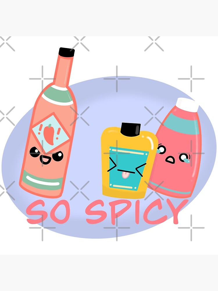 "Cute Condiments | Mean Hot Sauce, Mustard and Sweet Ketchup | So Spicy ...