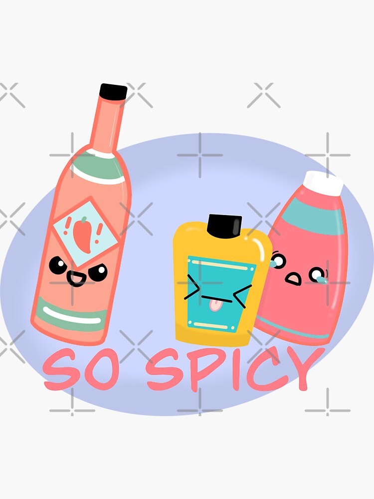 "Cute Condiments | Mean Hot Sauce, Mustard and Sweet Ketchup | So Spicy ...