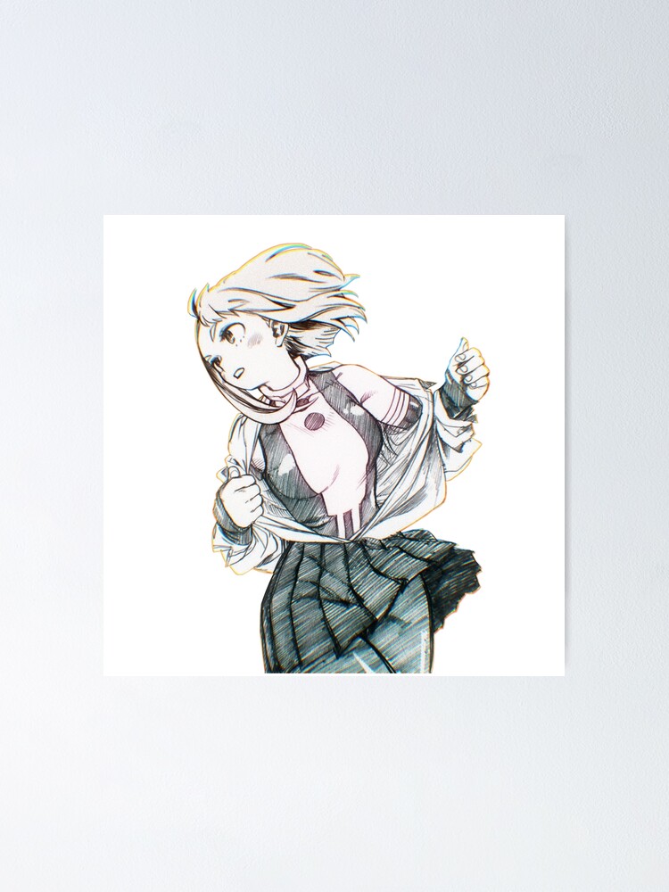 "Edited Ochako Uraraka Manga Panel" Poster by AlexsArtSpace | Redbubble