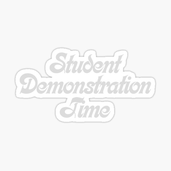 "Student Demonstration Time (Beach Boys)" Sticker for Sale by leAnomis ...