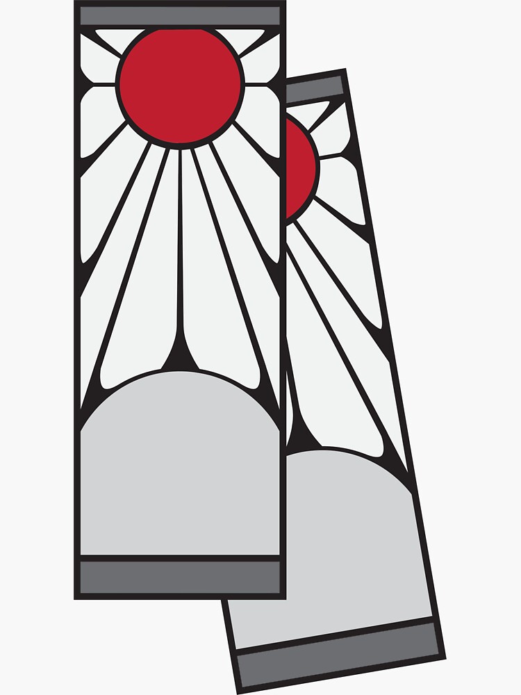 "Demon Slayer Hanafuda" Sticker by Jackson819 | Redbubble