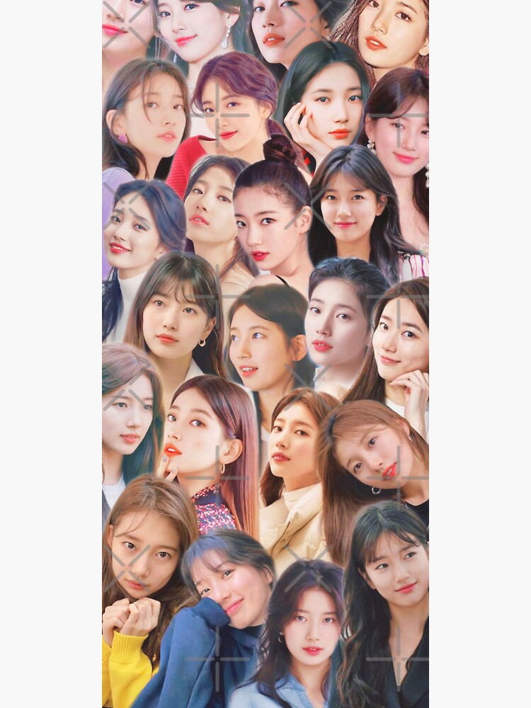 "Bae Suzy collage" Sticker by soulLight | Redbubble