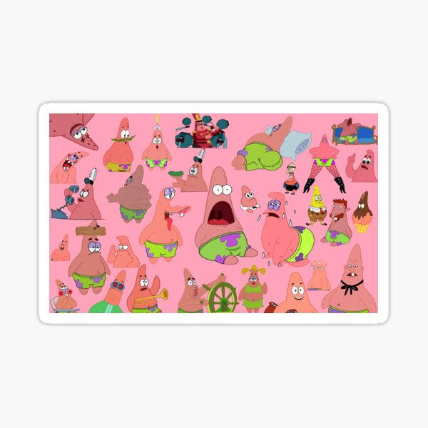 "Best of Patrick Star " Sticker for Sale by HoneyBeeStudios | Redbubble