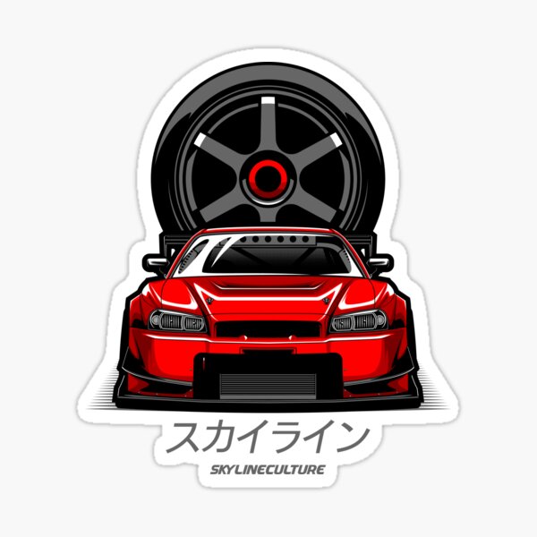 "WIDEBODY 34" Sticker for Sale by skylineculture | Redbubble