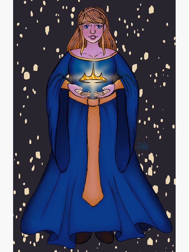 "Queen Evelyn" Sticker for Sale by SafyreDragon | Redbubble