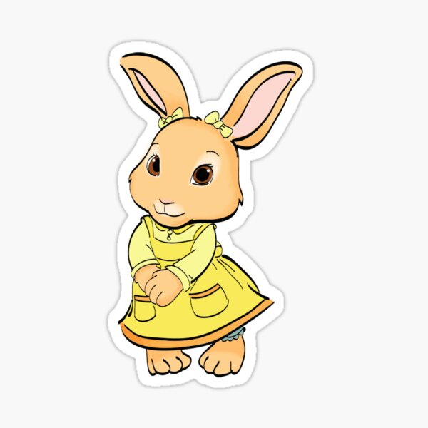 "Cotton Tail From Peter Rabbit" Sticker for Sale by lllisa | Redbubble