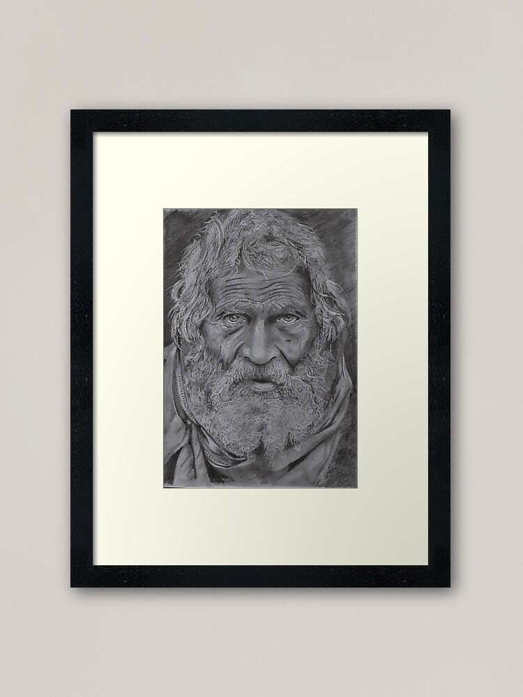 "Old Man" Framed Art Print for Sale by JohnBrotheridge | Redbubble