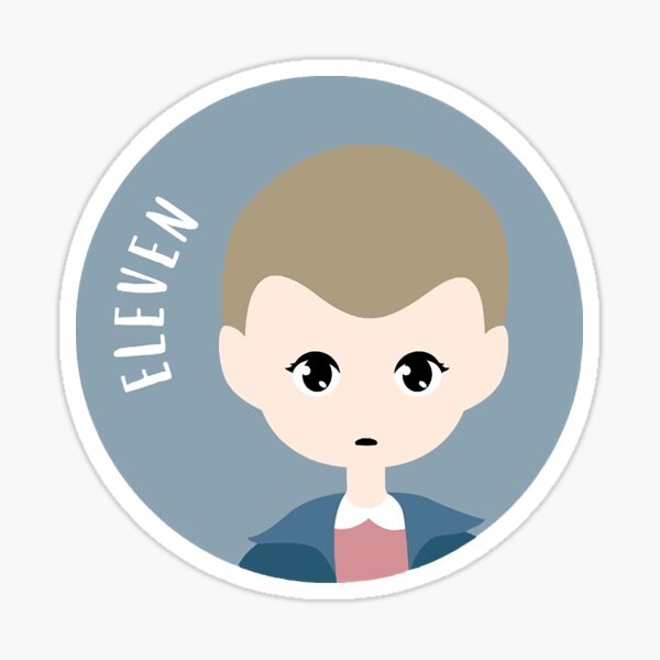"Eleven" Sticker by kOctober | Redbubble