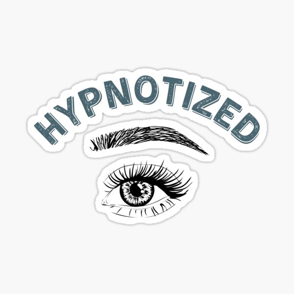 "Hypnotized" Sticker for Sale by badassgentleman | Redbubble
