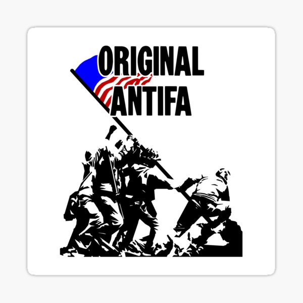 "Original Antifa" Sticker for Sale by James Hutchings | Redbubble