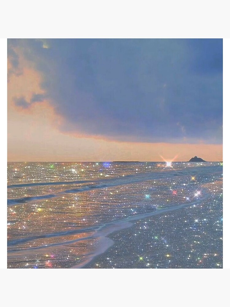 "Aesthetic Shiny Ocean Scene" Poster by kelsey0722 | Redbubble