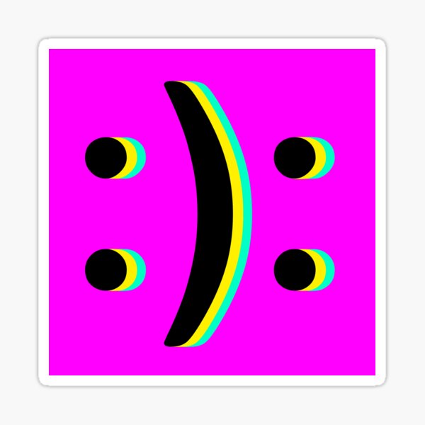 "Happy/not happy" Sticker for Sale by Adamsalazar | Redbubble