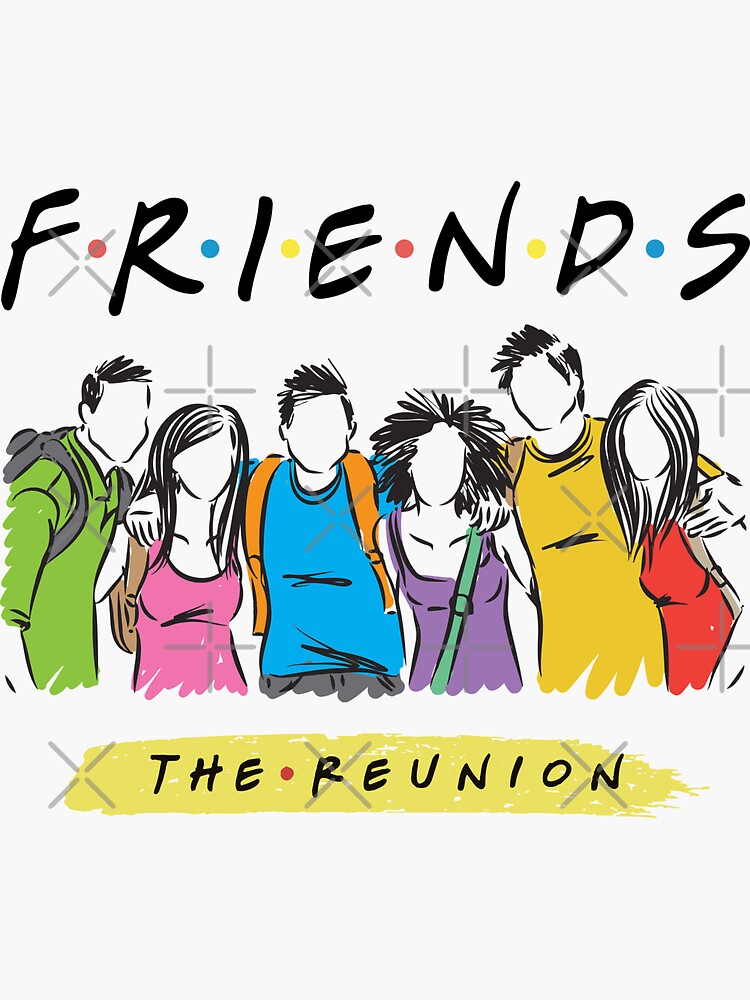 "friends the reunion" Sticker for Sale by Mohammed Nayeem | Redbubble