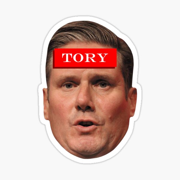 "Keir Starmer is a Tory" Sticker for Sale by Ichneumon-art | Redbubble
