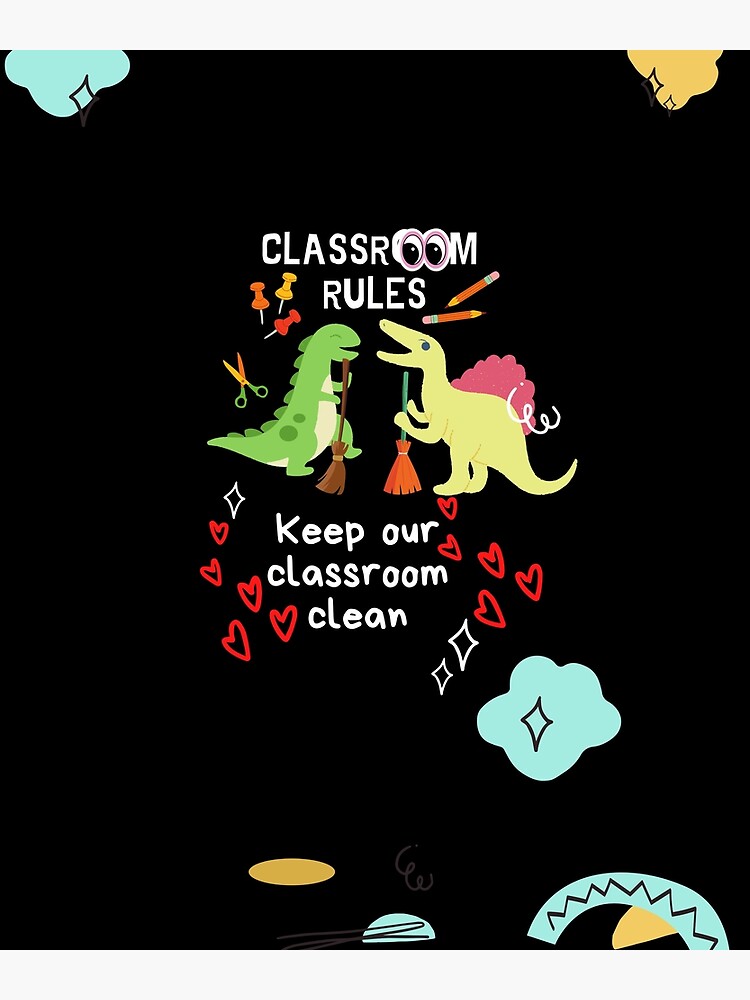 "Keeping Classroom Clean" Poster by GlobalHunt | Redbubble