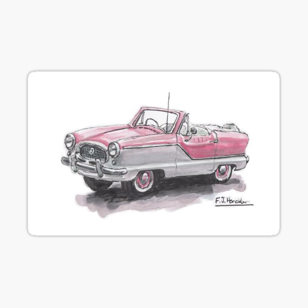 "Little pink Nash Metropolitan" Sticker by Francohanekom | Redbubble