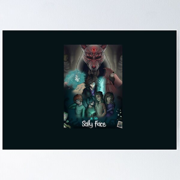 "sally face " Poster for Sale by aforceofart | Redbubble