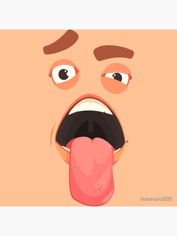 "Roblox Disgust Face" Art Print by hutamaAdi98 | Redbubble