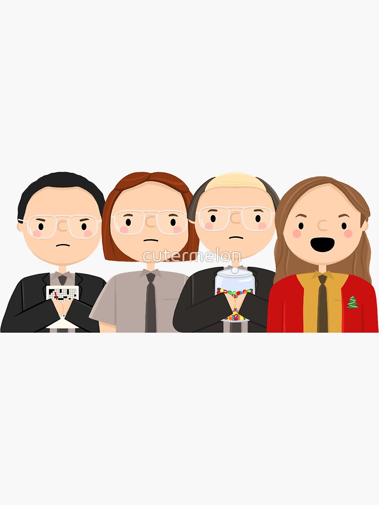 "The Office Dwight Disguises" Sticker for Sale by cutermelon | Redbubble