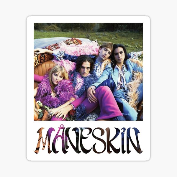 "Maneskin Posters" Sticker for Sale by nicolecoopers | Redbubble