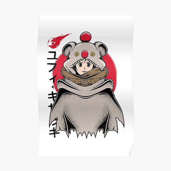 "Yuffie Moogle Cape" Poster for Sale by AlundrART | Redbubble