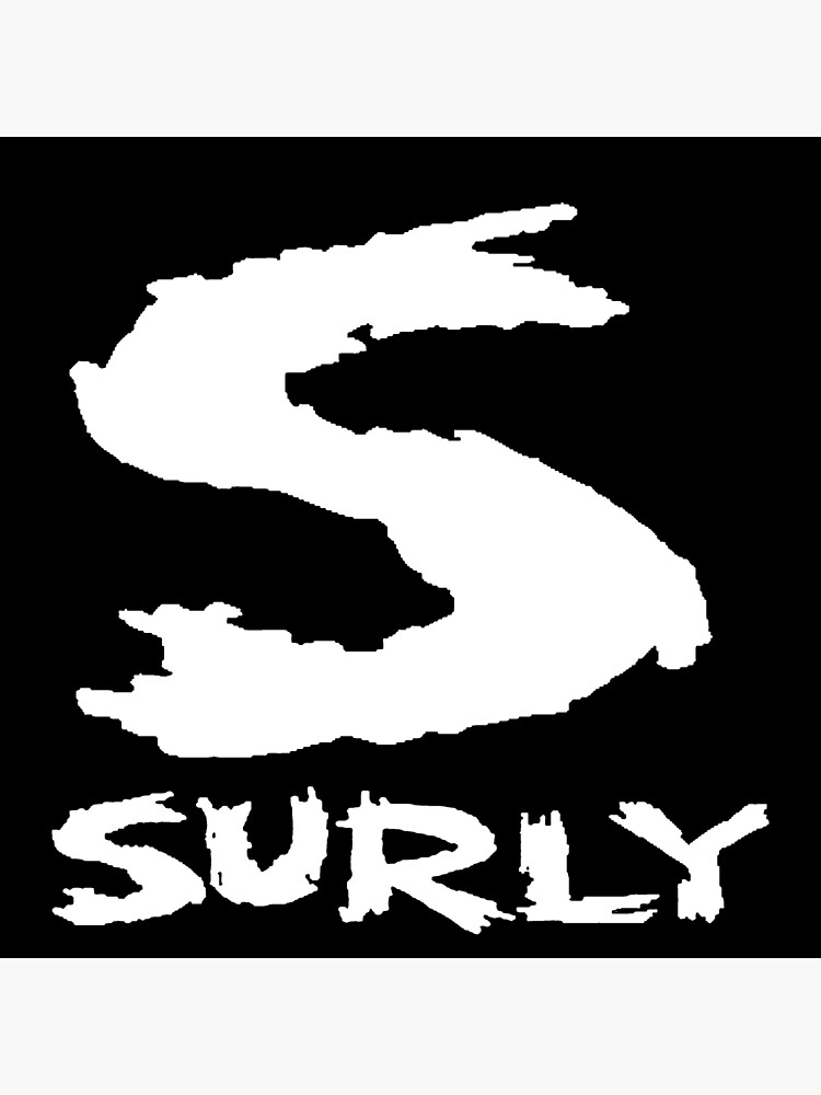 "BICYCLE-SURLY POTRAIT LOGO" Art Print for Sale by BrittanFowler ...