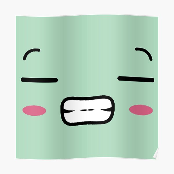 "Roblox Tooth Face" Poster by hutamaAdi98 | Redbubble