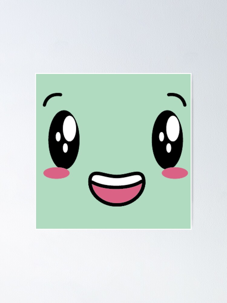 "Roblox Happy Smile Face" Poster by hutamaAdi98 | Redbubble