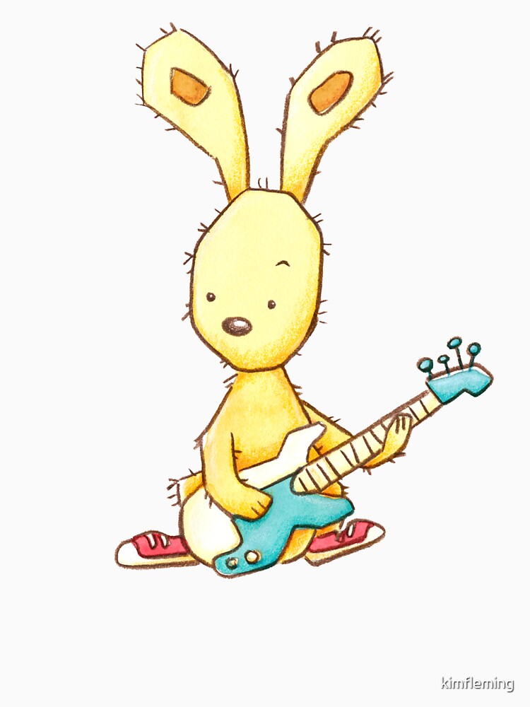 "Funky Rabbit" T-shirt by kimfleming | Redbubble