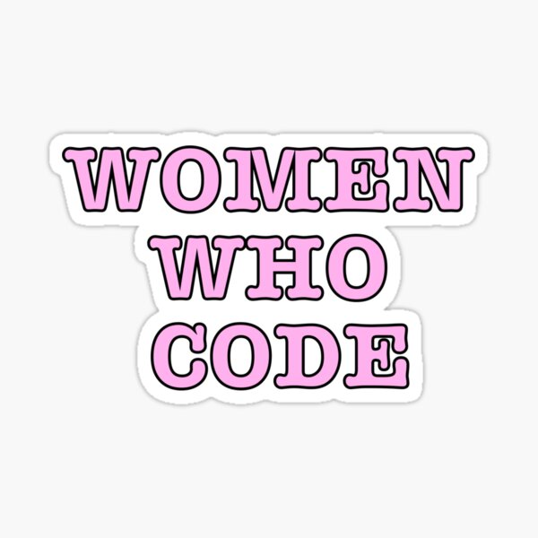 "Women who code" Sticker for Sale by LOZ709 | Redbubble