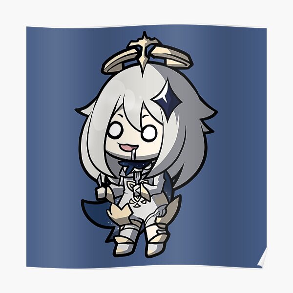 "Chibi Paimon - Genshin Impact" Poster for Sale by MangaXai | Redbubble