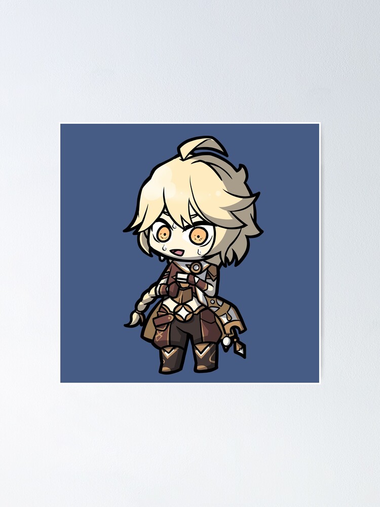 Poster for Sale mit "Chibi Aether - Genshin Impact" von MangaXai ...