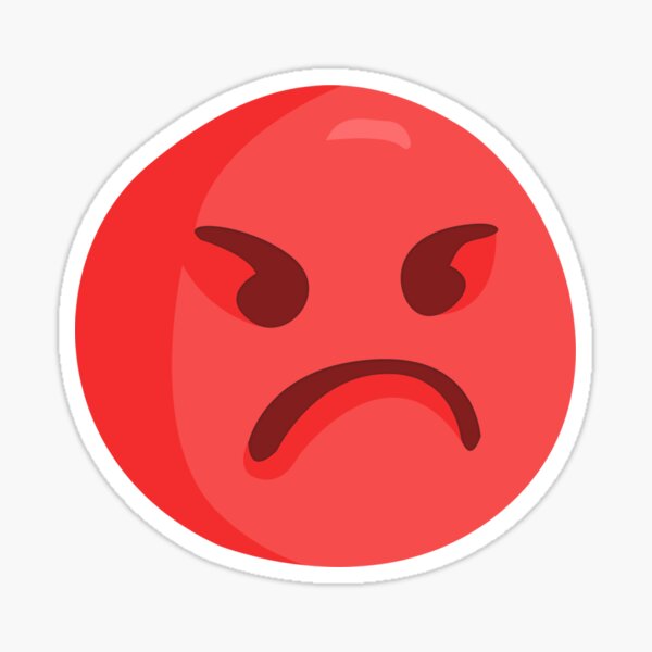 "ANGERY" Sticker by alextana | Redbubble